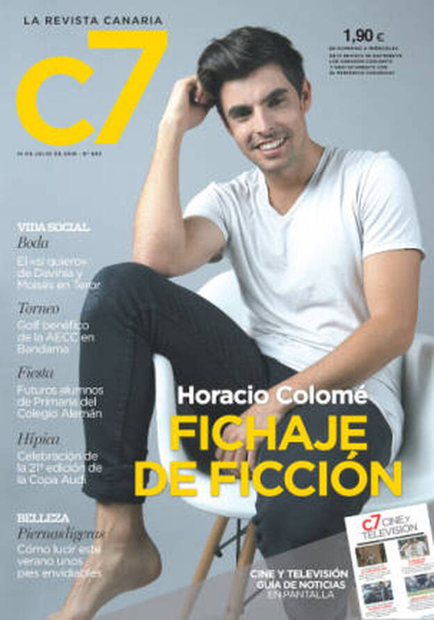 Horacio Colomé, portada de C7 | Canarias7