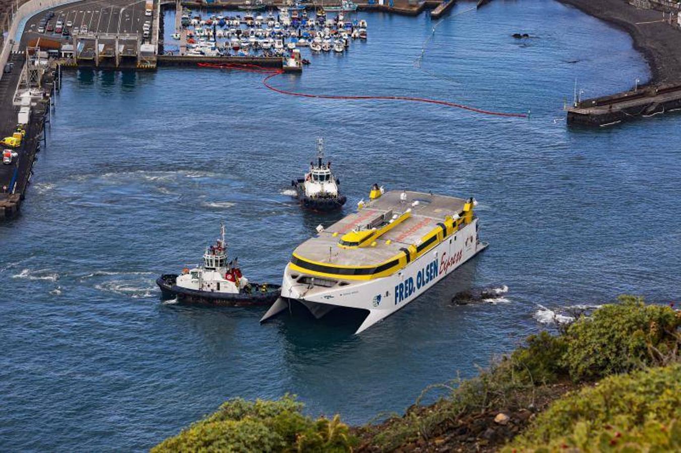 Fotos: Así está el barco encallado | Canarias7